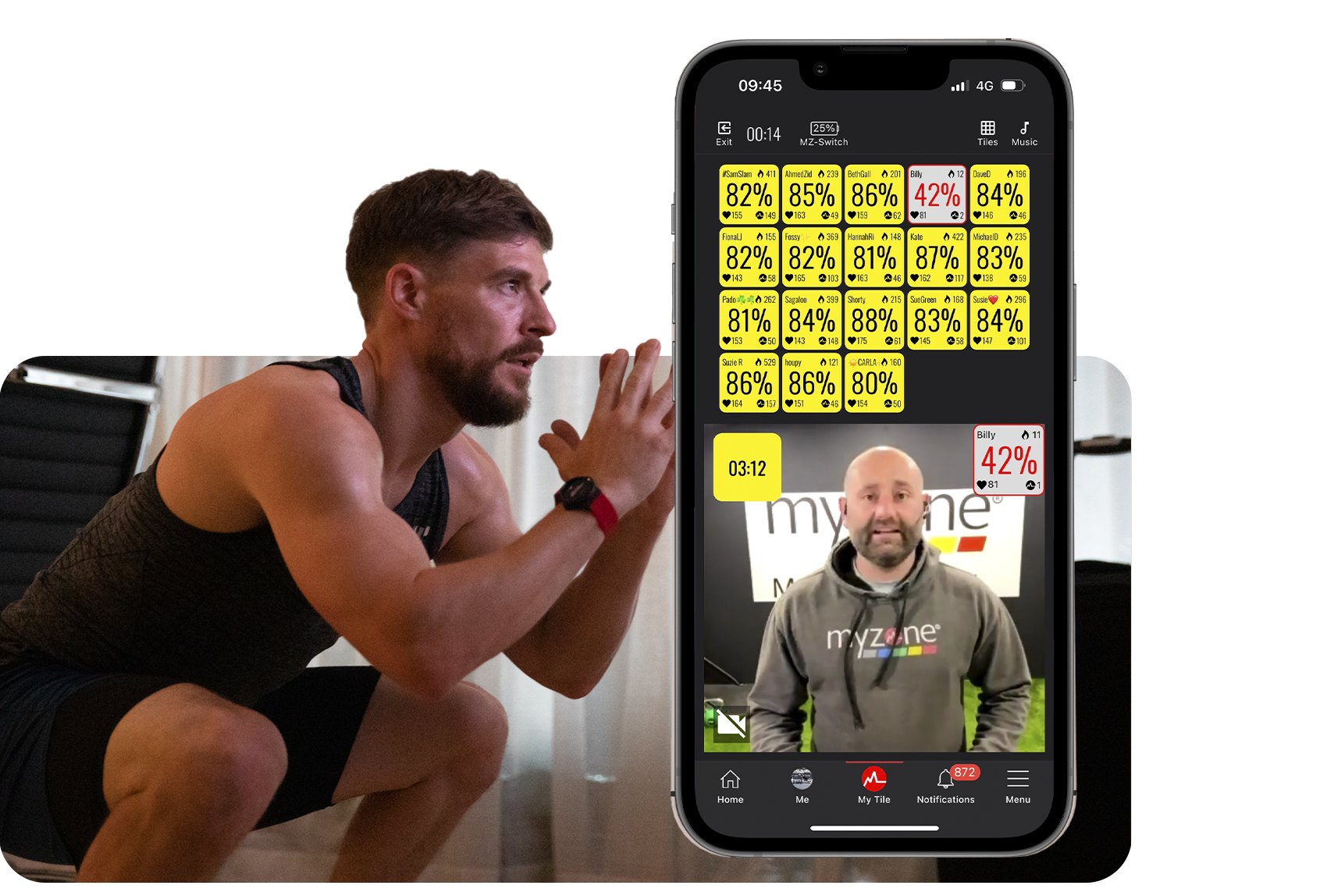 Myzone | Aplicación móvil